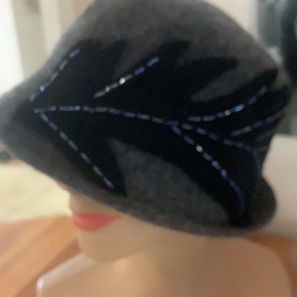 callanan | Accessories | Callanan Millinery Super Cute Gray Nwt Decal ...